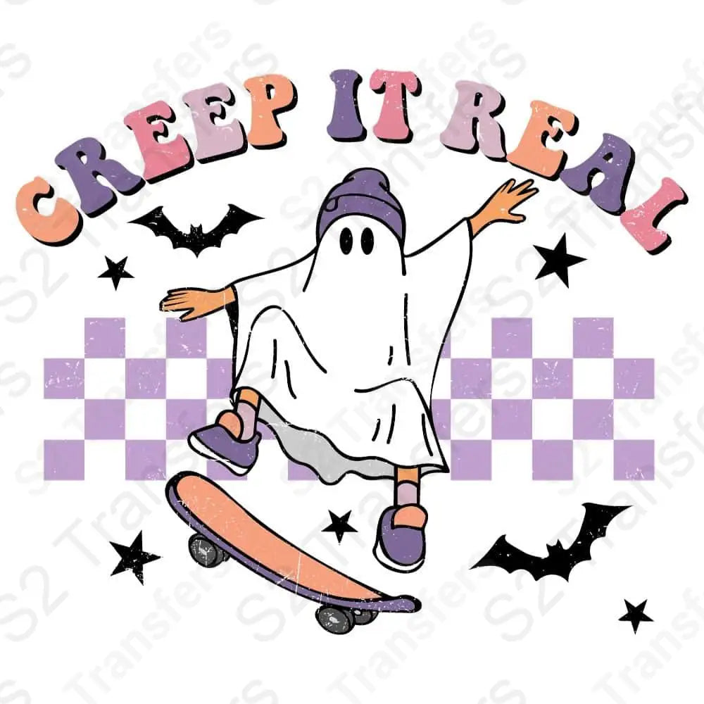 Creep It Real Skateboard - DTF Transfer – S2 Transfers