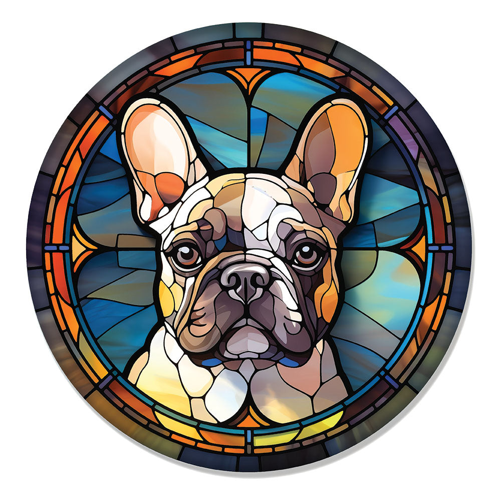 Stained Glass Frenchie – DTF Transfer – S2 Transfers