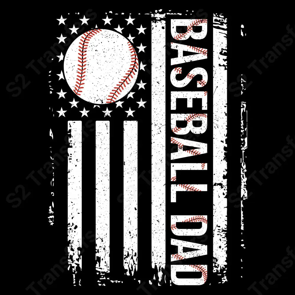 Baseball Flag - DTF Transfer – S2 Transfers