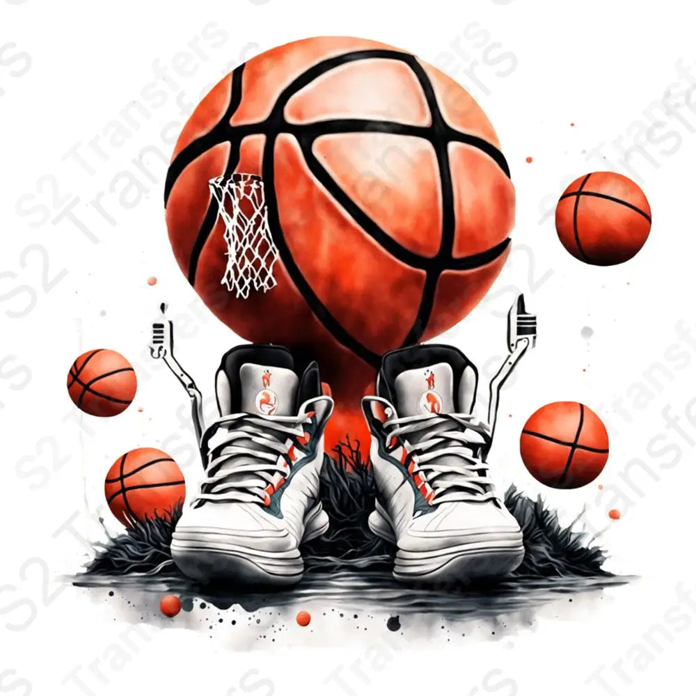 Basketball And Sneakers - DTF Transfer – S2 Transfers