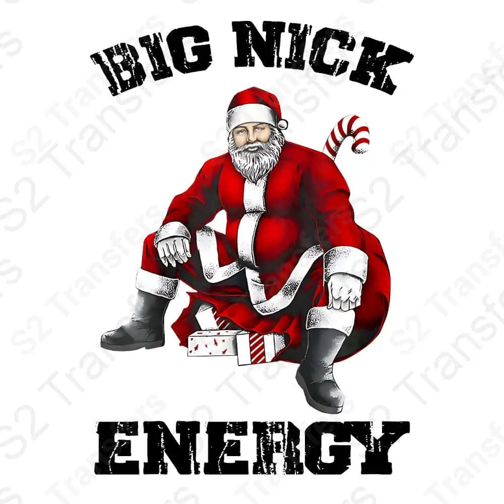 Big Nick Energy Black - DTF Transfer – S2 Transfers