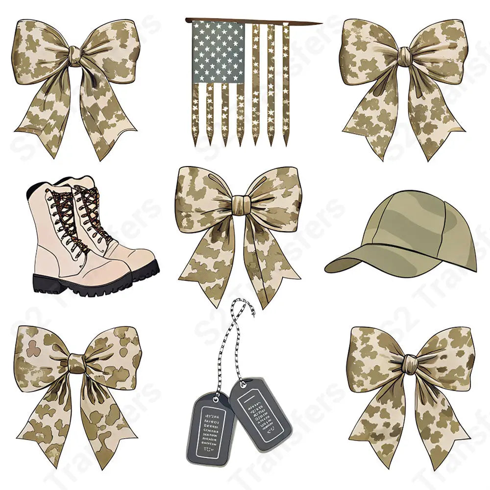 Military Symbols - DTF Transfer – S2 Transfers