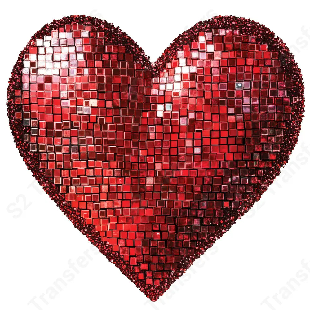 Red Heart - DTF Transfer – S2 Transfers