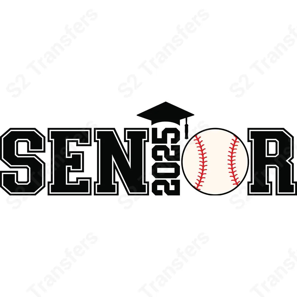 Senior Baseball 2025 Cap - DTF Transfer – S2 Transfers