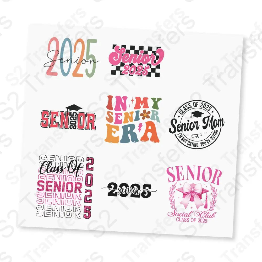 Senior UV DTF Sticker Sheet – S2 Transfers