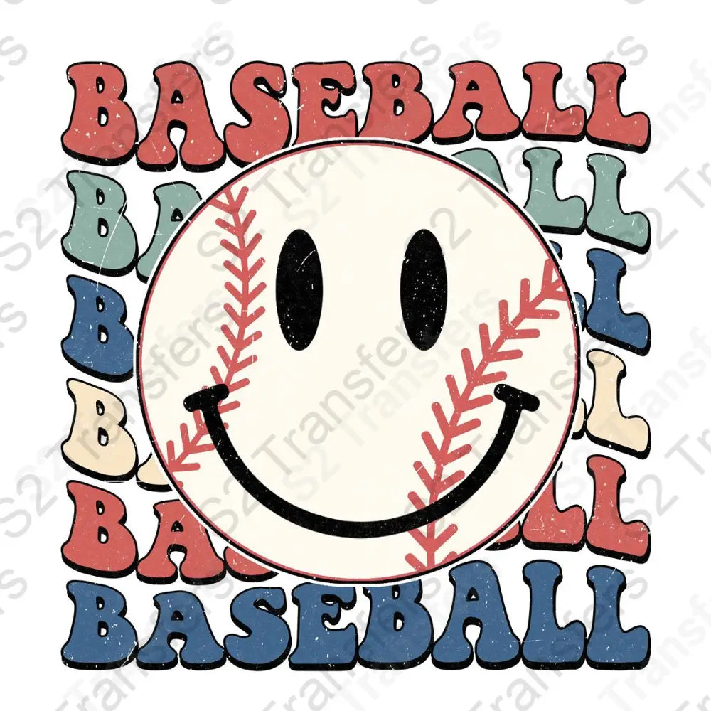 Vintage Baseball x6 - DTF Transfer – S2 Transfers